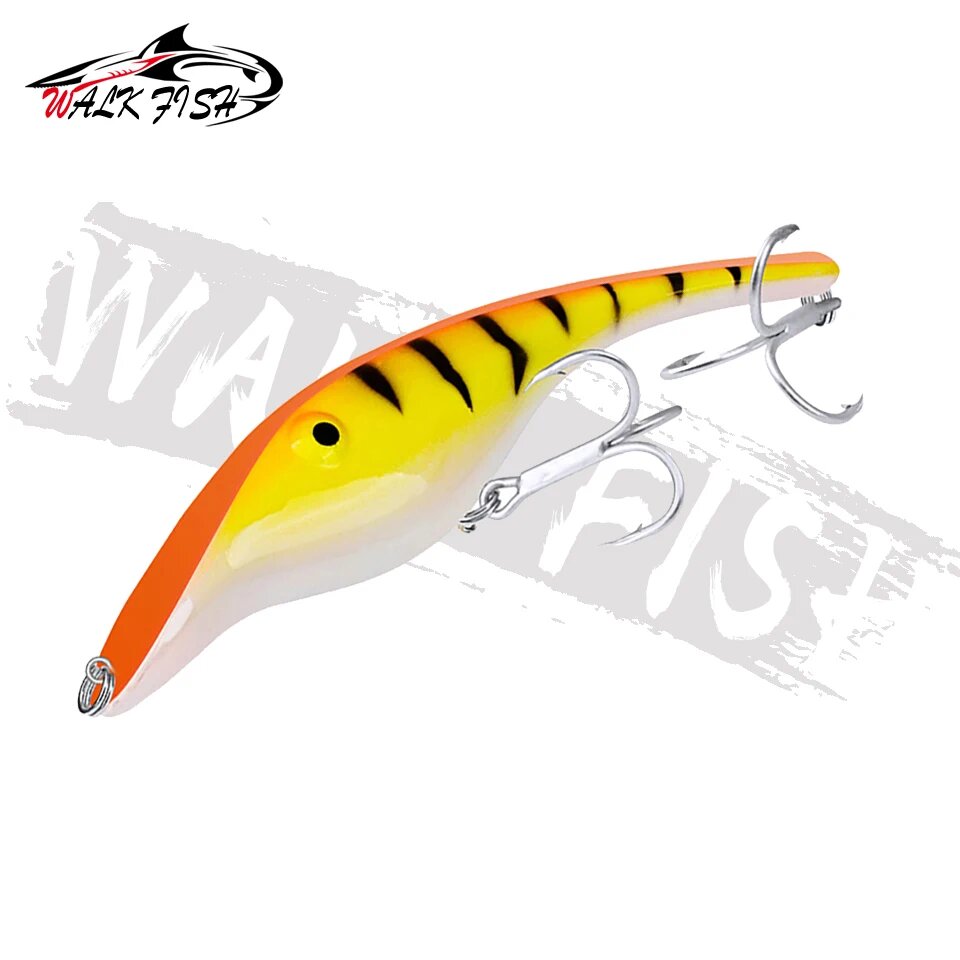 WALK FISH 145 мм медленно тонущий джеркбейт Оранжевый, D 4