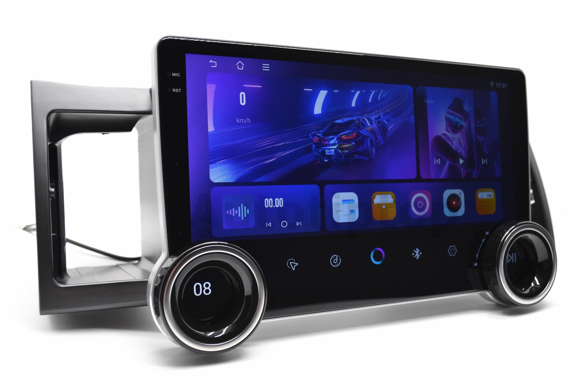 Большая магнитола Tesla A133 4/64 с крутилками для Byd F3 - Бид Ф3 Андроид 2005-2013