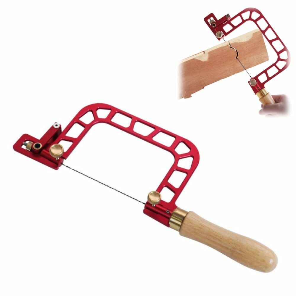 Лобзиковая пила с рамой из алюминиевого сплава и лобзиком из алмазной проволоки