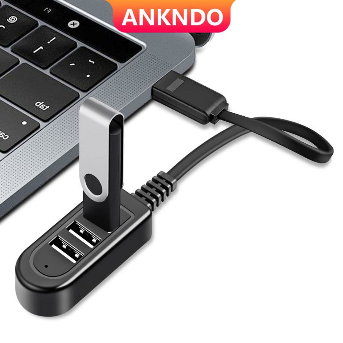 1.2M 3-портовый USB-концентратор, USB-разветвитель 3 для зарядки данных, USB-зарядное устройство, концентратор, ноутбук,