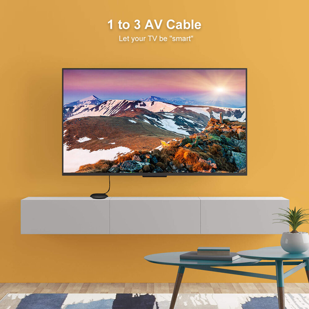 3.5 мм AV-кабель (3 штекера, 1.2 м, конвертер DV/MP4)