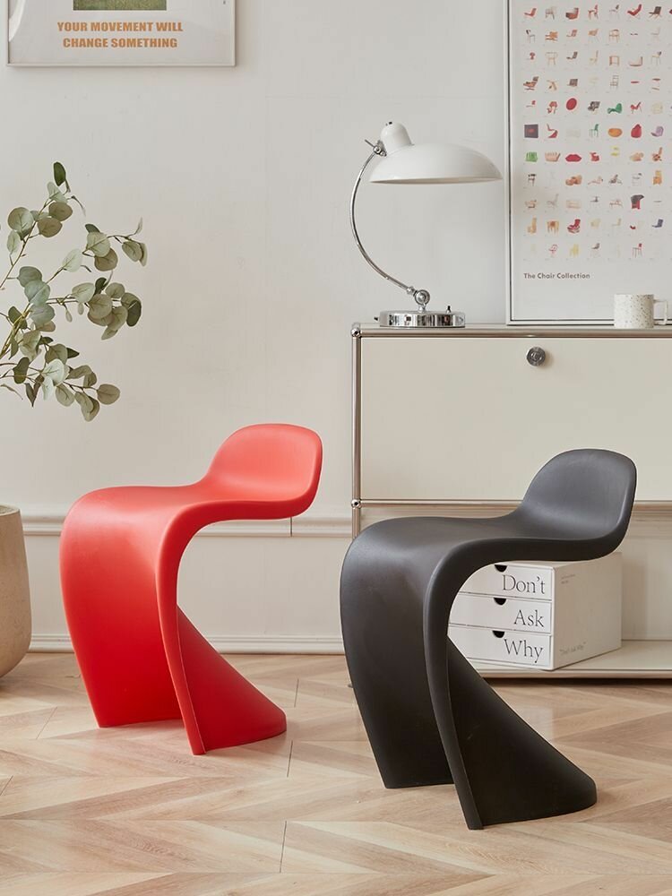 Стулья в форме русалки, пластиковые, легкие, обеденные стулья,