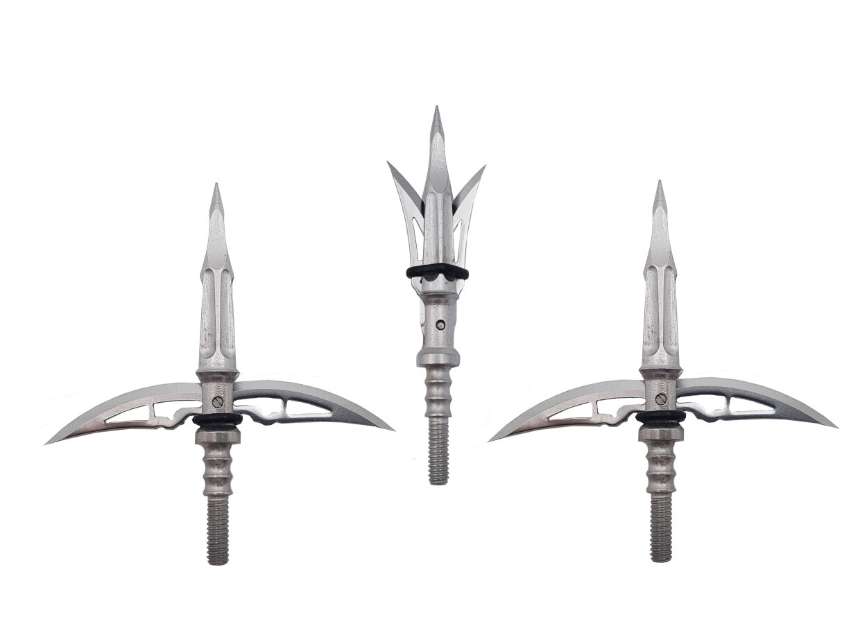 Наконечник для арбалета Explosive JKBR-EXP-150, двухлезвенный, раскрывающийся, 3 шт./уп