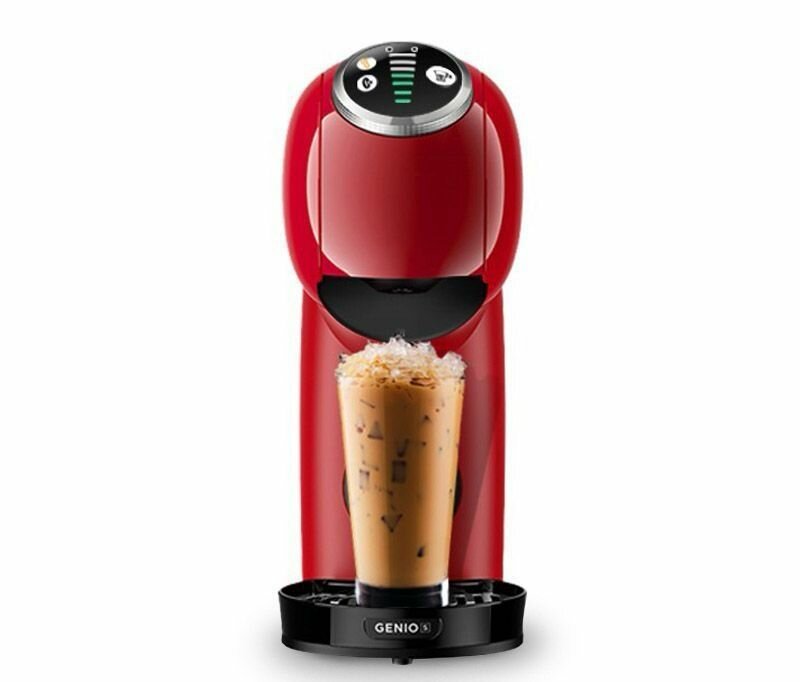 Krups Капсульная кофемашина KP240110, бежевый, бирюзовый