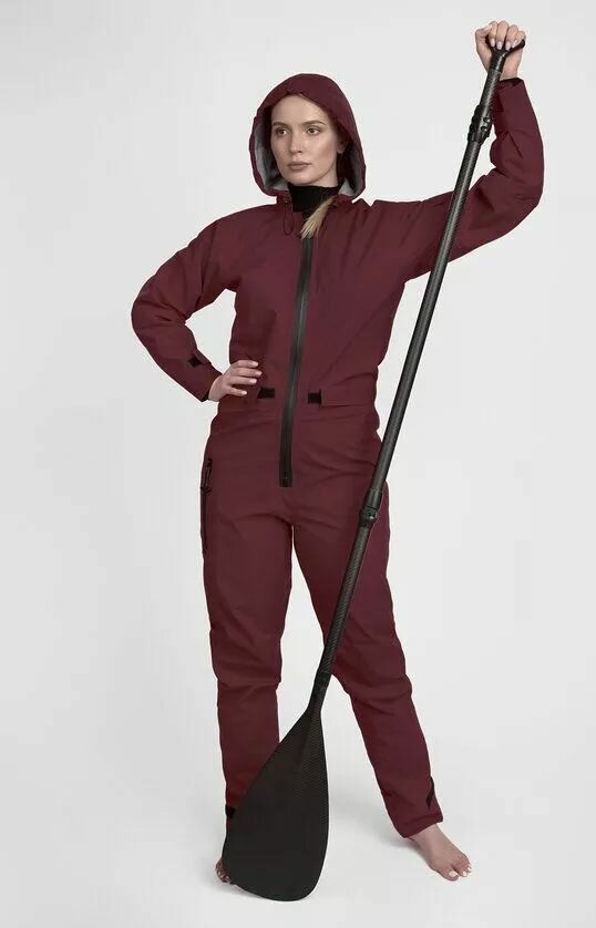 Сухой гидрокостюм для SUP ABRANTA Comfort Plus Vine Red Женский р-р 48 рост 167-172, одежда для сап-сёрфинга, сап борд