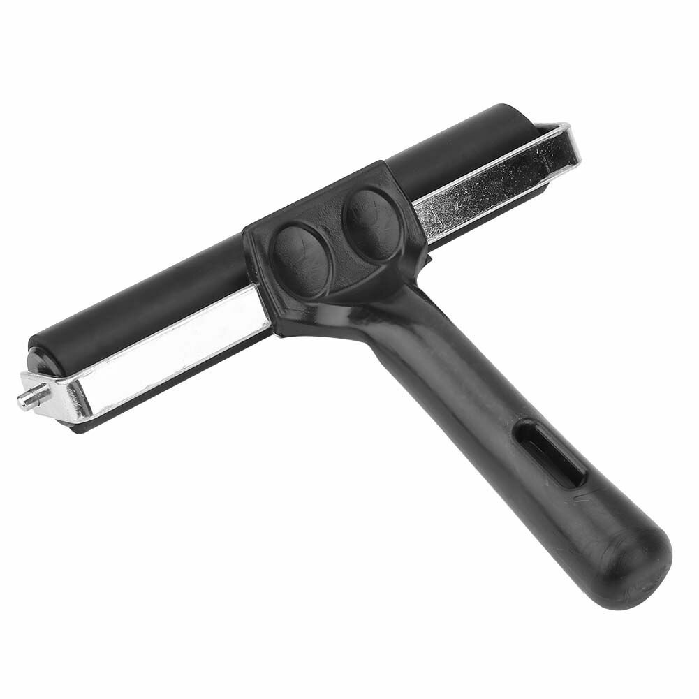 Резиновая роликовая кисть для рисования маслом и тушью длина валика 15 см черный