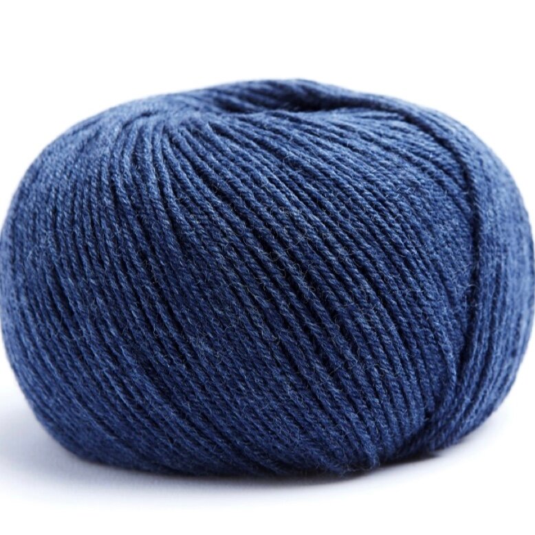 Merida /Мерида/ пряжа Lamana (50% шерсть мериноса сверхлегкая, 25% шелк, 25% полиамид), 50г/200м (41, jeansblau (джинсы синие), синий)