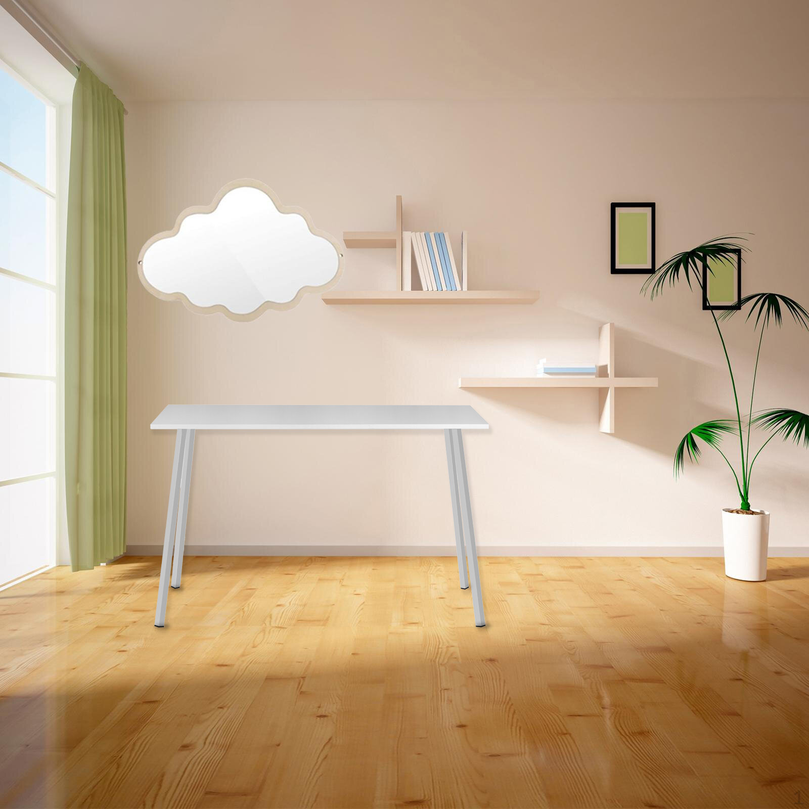 Стол кухонный Надежда Д-264 белый (1200х595)