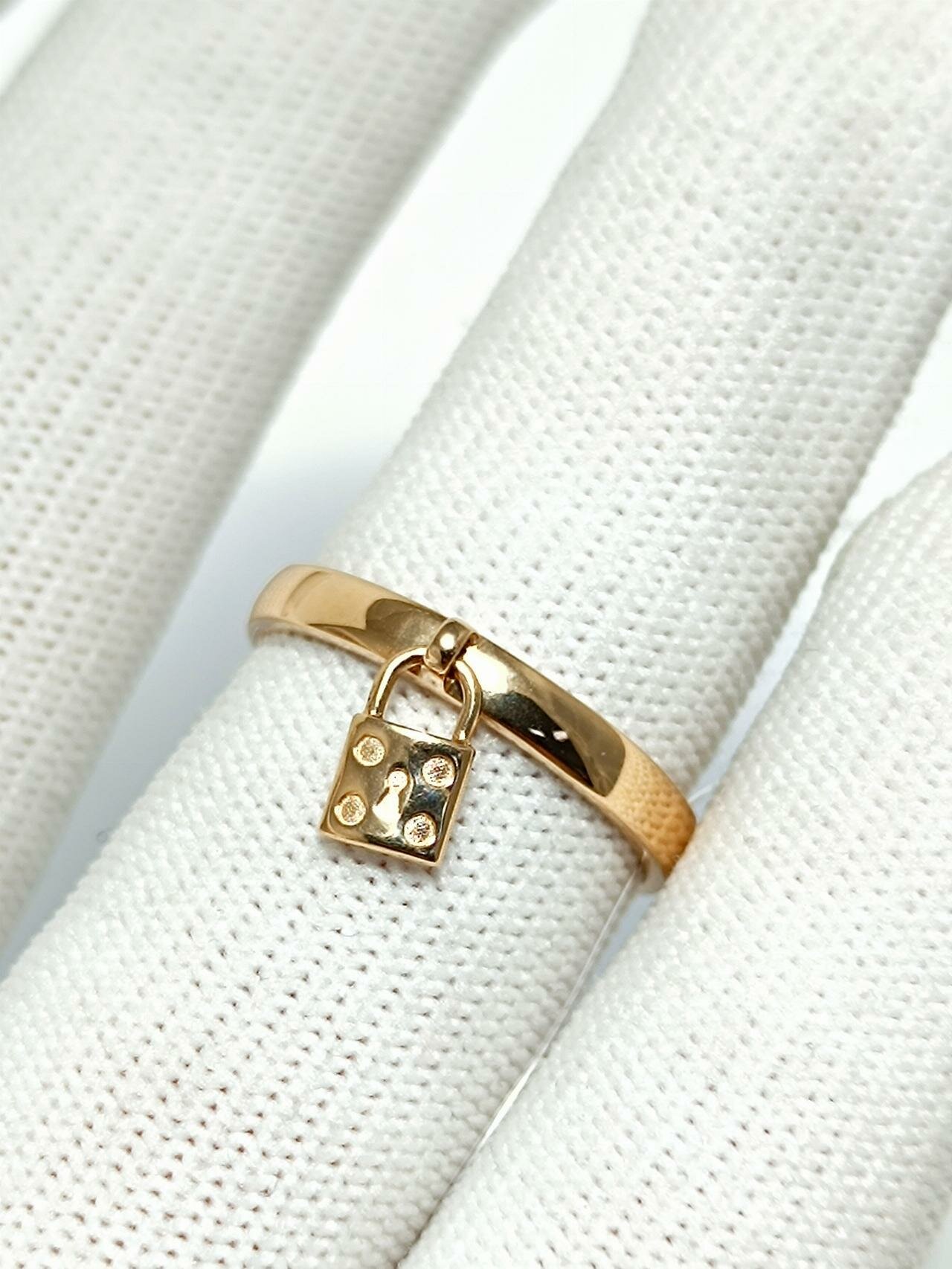 Кольцо, красное золото, 585 проба