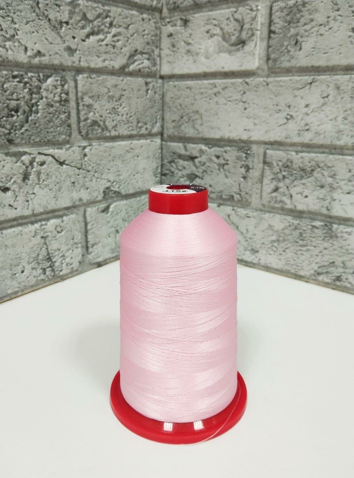 Нитки вышивальные Euron Р-130 №130 5000м, полиэстер, Цвет-1152 светло-розовый