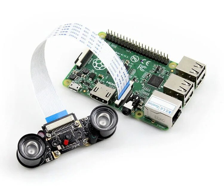 Raspberry Pi 4 камера с модулем камеры ночного видения для RPI 3 5MP OV5647 комплект видеокамеры 1080p