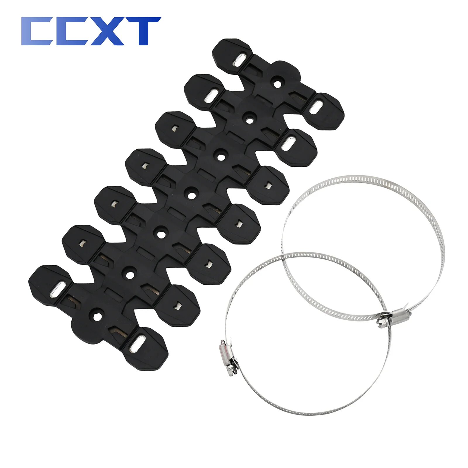 Универсальный мотоциклетный глушитель, защитный щиток для трубы для KTM Honda Yamaha Kawasaki Husqvarna Suzuki CRF 250R 450R Черный, Black