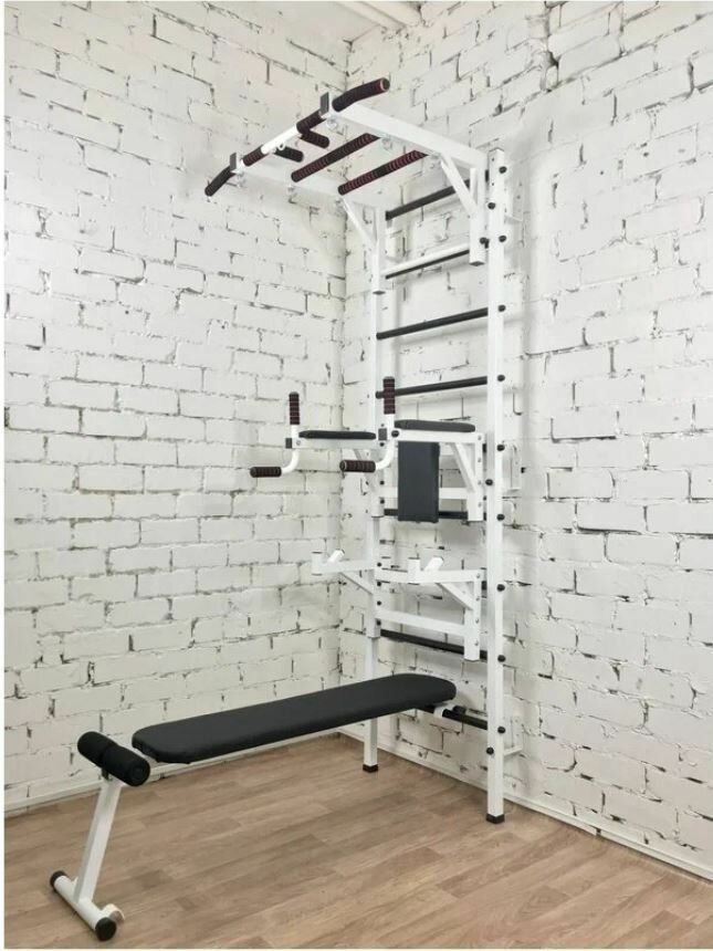 Усиленная шведская стенка Светофор Профи 2, цвет белый