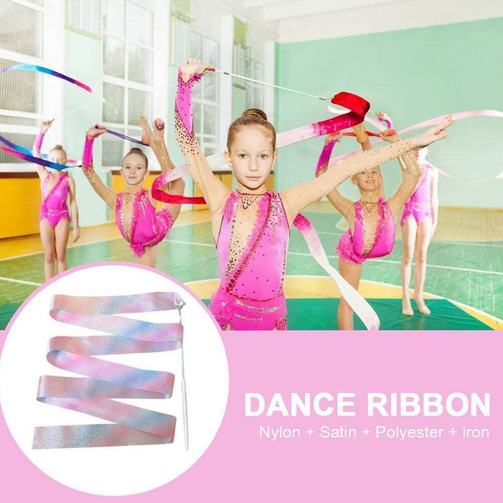 Лента гимнастическая с палочкой Для детей, 2 м