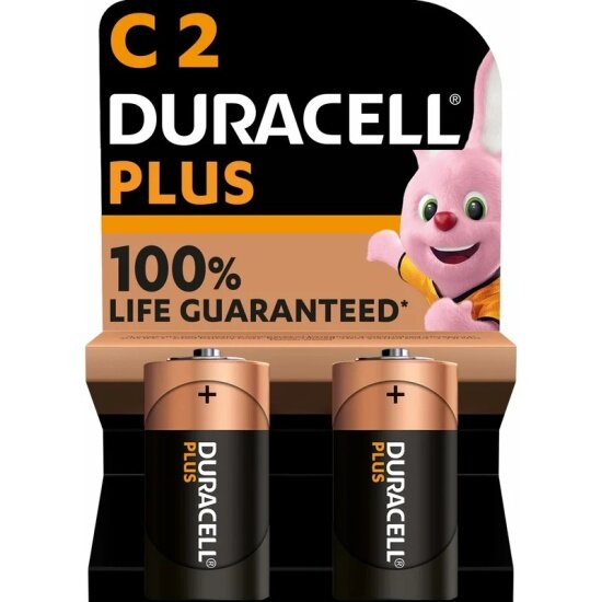Элемент питания Duracell Plus LR14 C бл 2