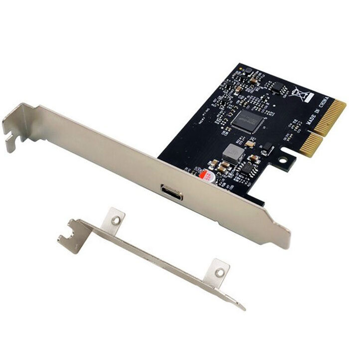 PCI-E/USB3.2 1 порт С 20 Гб*сек Orient AM-U3242PE-C чип Asmedia ASM3242