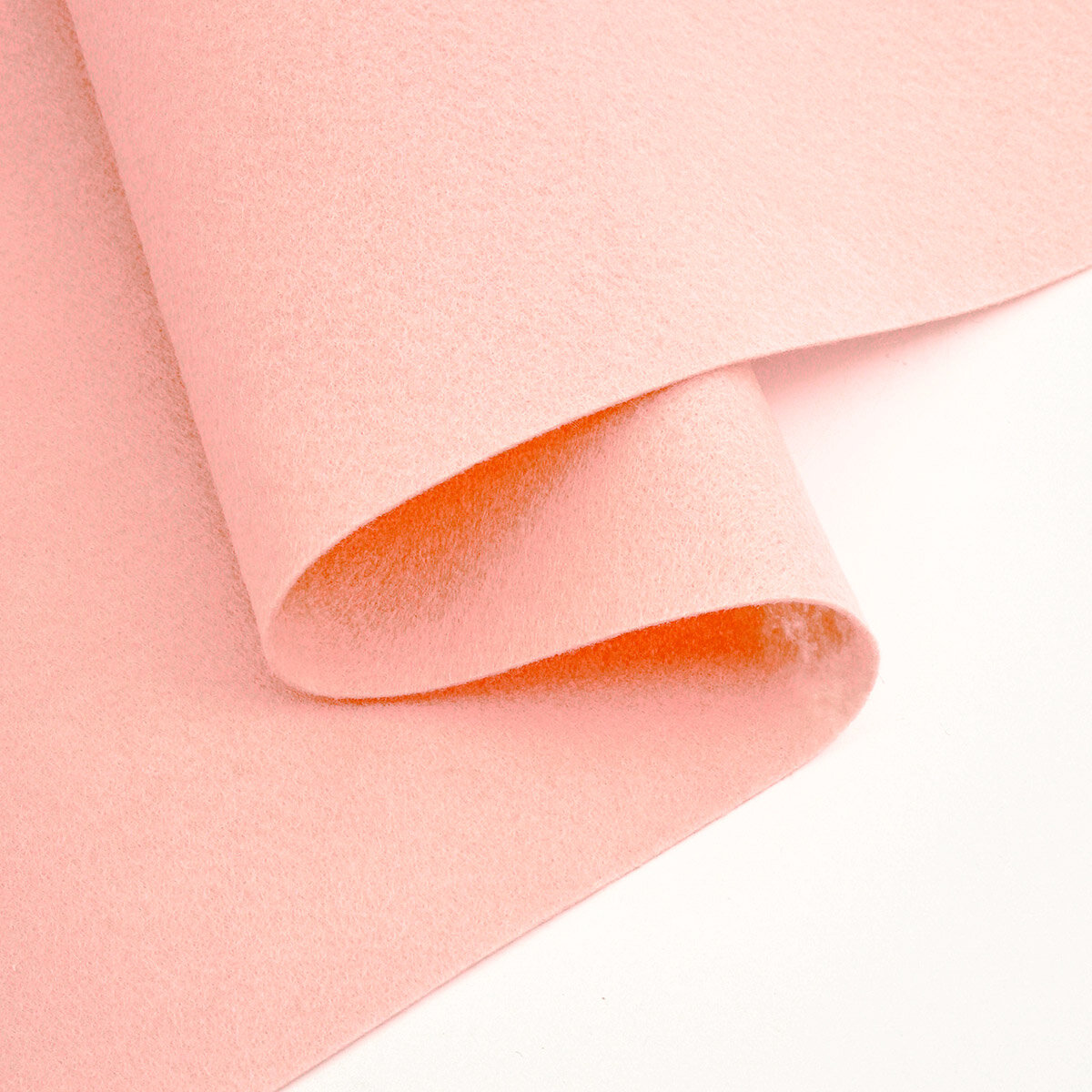 Фетр листовой мягкий 1 мм, 30*45 см, 10 шт (упак), HEMLINE Hobby (20 персиково-розовый)