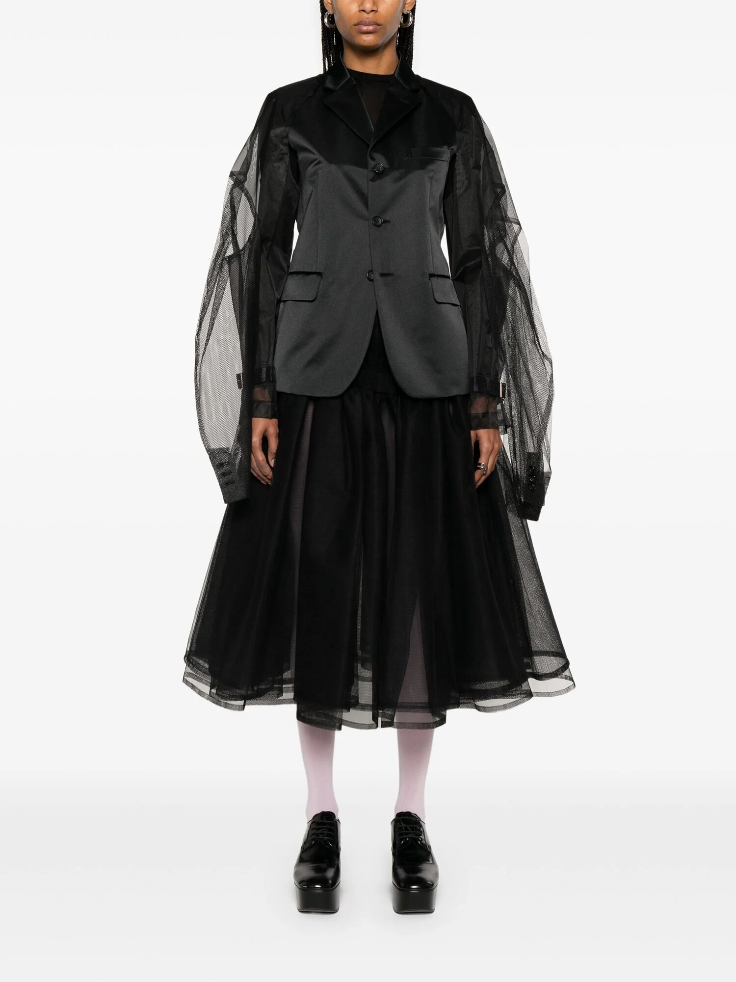Пиджак BLACK COMME des GARCONS, размер S, черный — фото 1