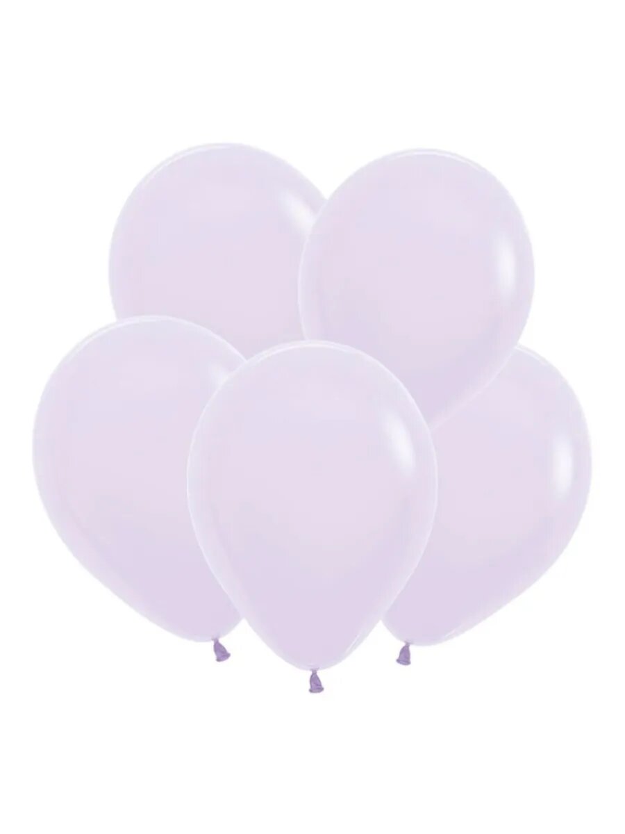 Сиреневый, Пастель Матовый (Макаронс) / Lilac, латексный шар (12"/30 см ) 50 шт. / SEMPERTEX, Колумбия