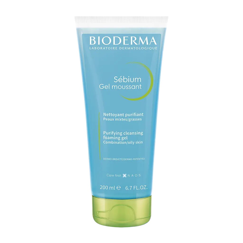 Bioderma Sebium Гель для умывания жирной и проблемной кожи лица туба 200 мл 1 шт