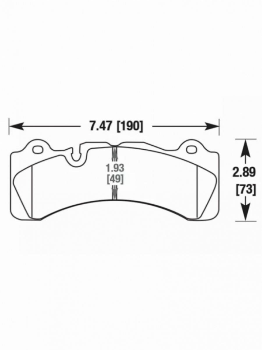 Тормозные колодки Street состав Brembo GT6 узкая колодка аналог FRP3099H