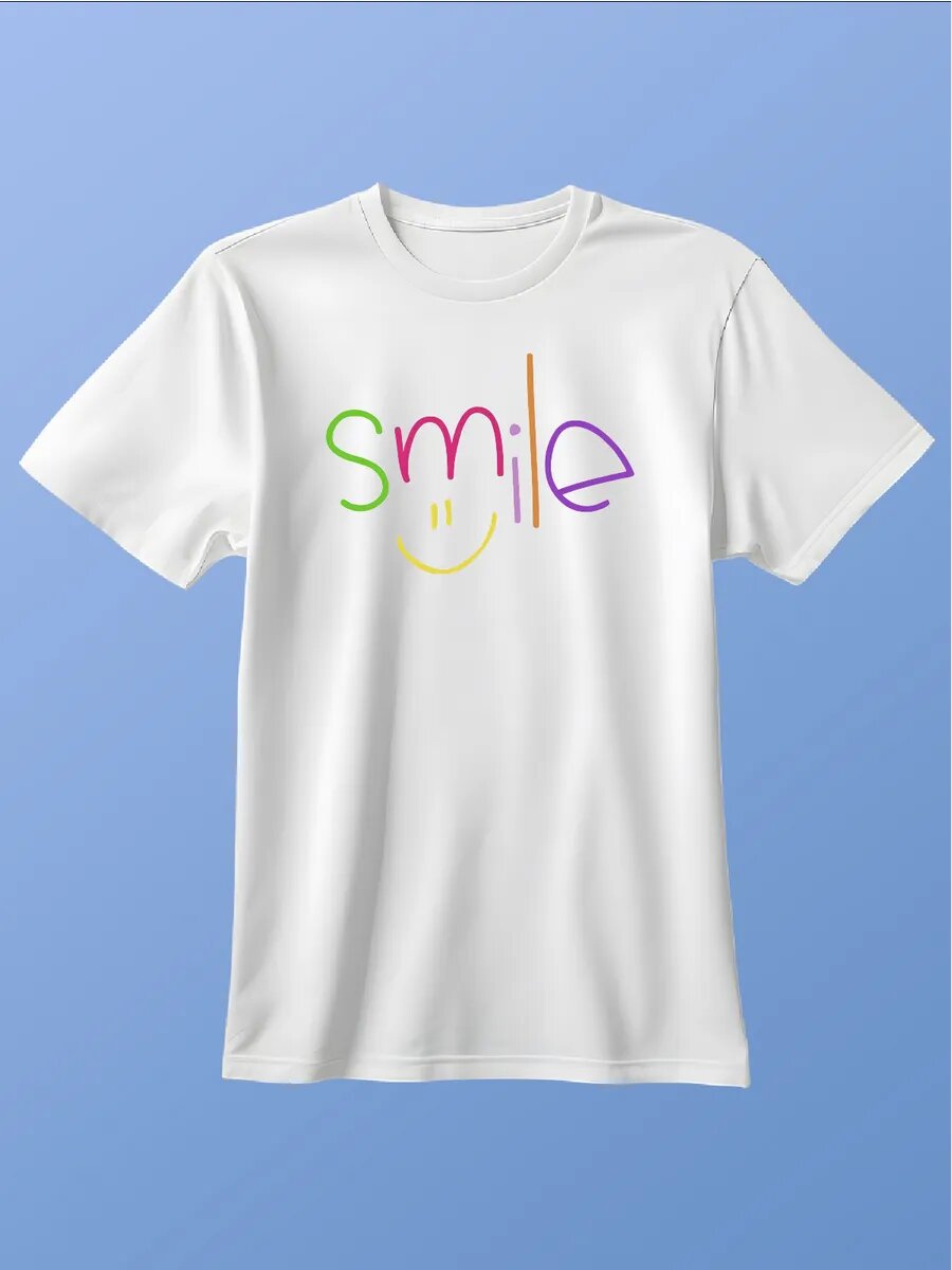 Футболка smile улыбка