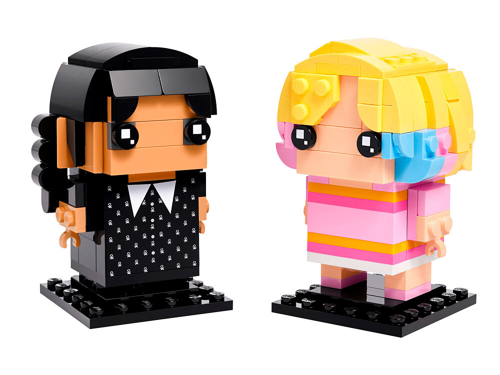 Сувенирный набор LEGO BrickHeadz 40750 Сувенирный набор Уэнздей и Энид