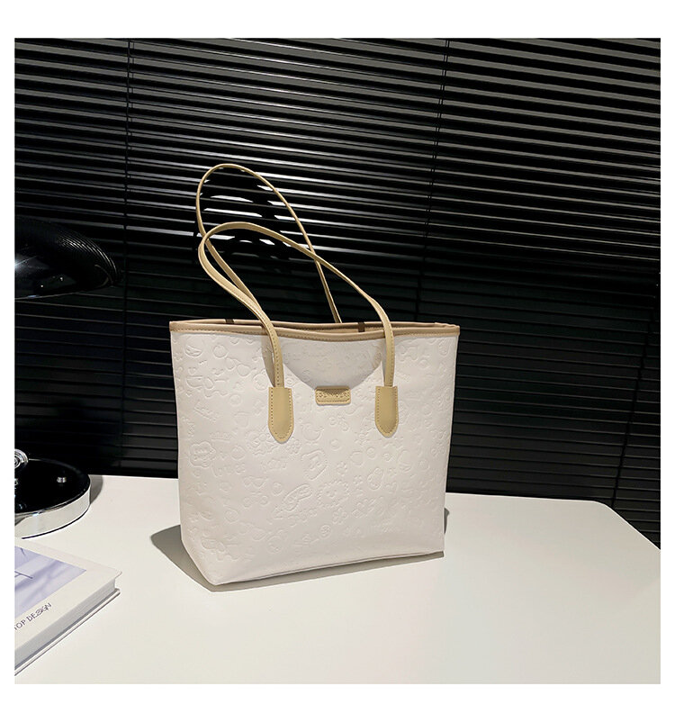 Кросс-бодерная простая повседневная сумка большой вместимости для женщин 2025 весна-лето модная универсальная сумка для работы и поездок через плечо