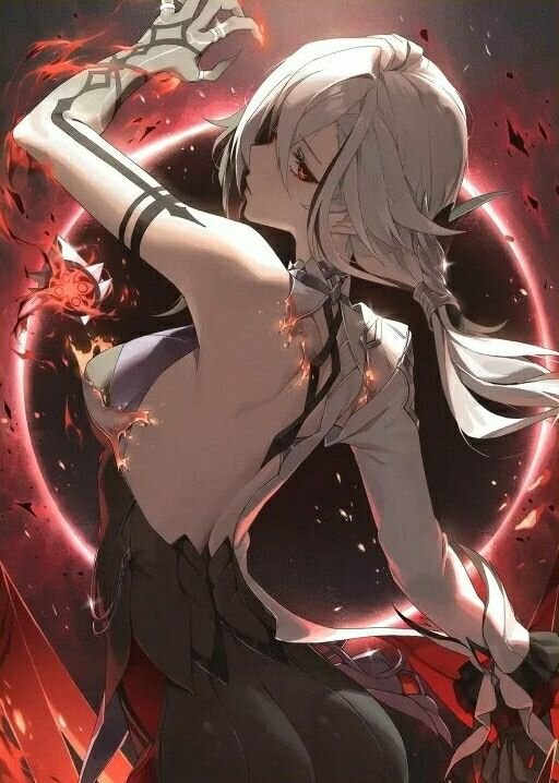 Алмазная мозаика, картина из страз "Genshin Impact", 40х50 см, украшение для дома, подарки (без рамки)