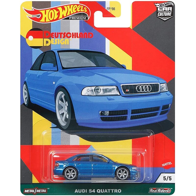 HOT WHEELS Audi Series Car Culture Коллекционная машина 1:64 Синий, 4