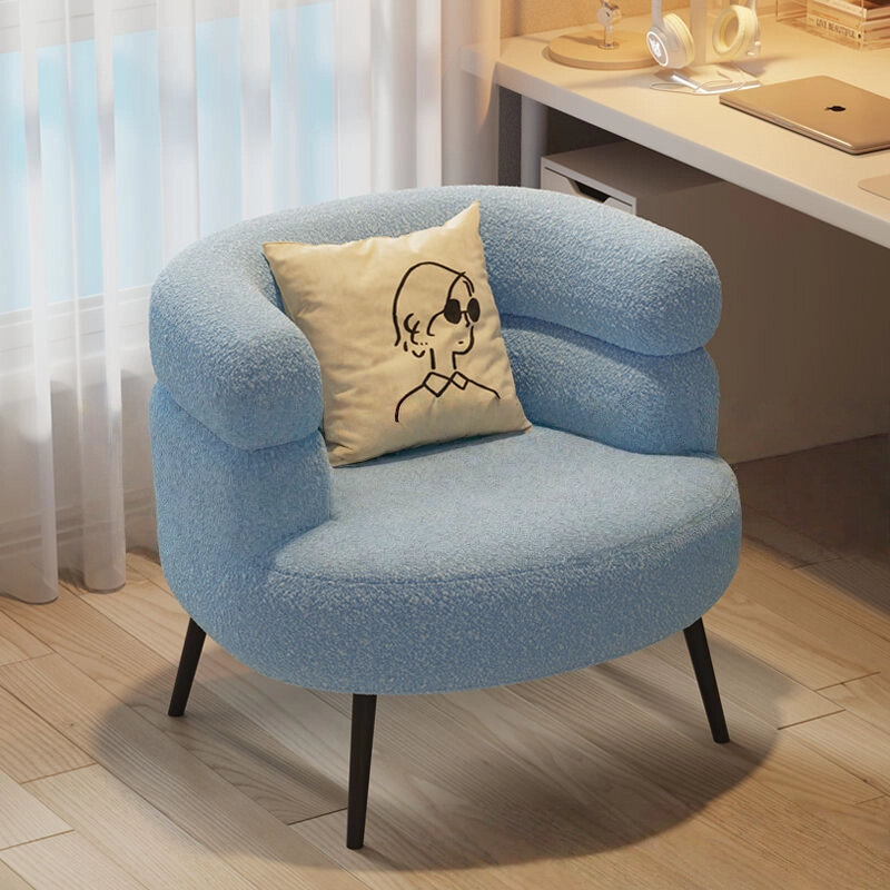 Бобо ягненка бархатный стул гостиная балкон макияж отдыха табурет