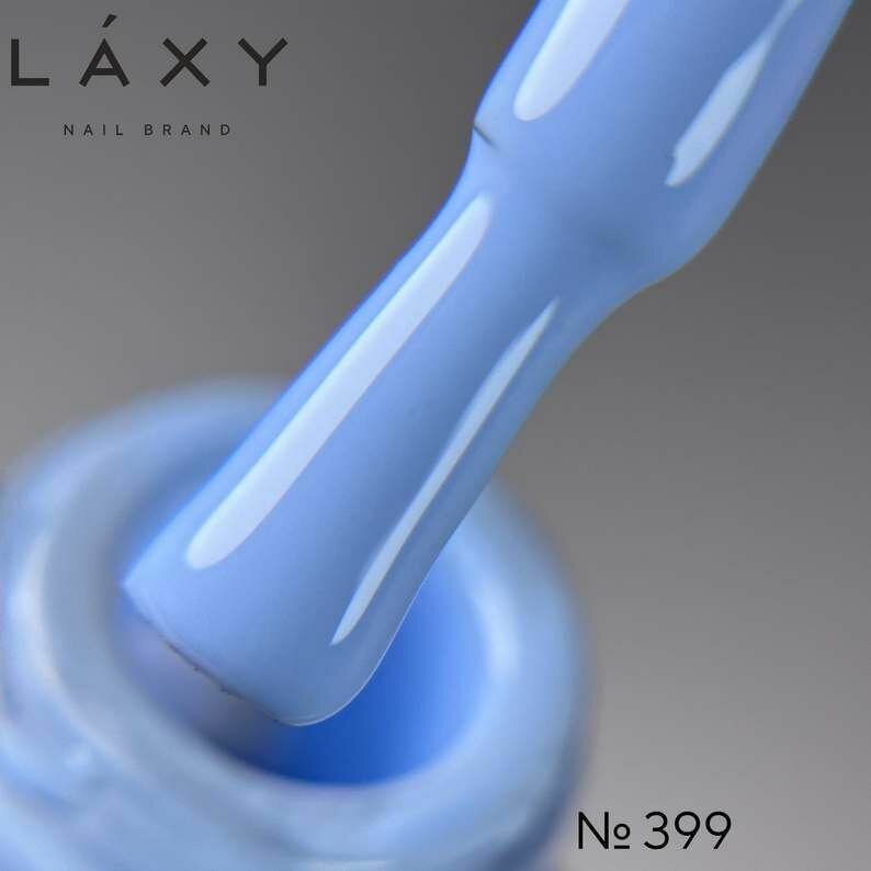 LAXY Гель лак нежный голубой для маникюра для ногтей, Laxy 399