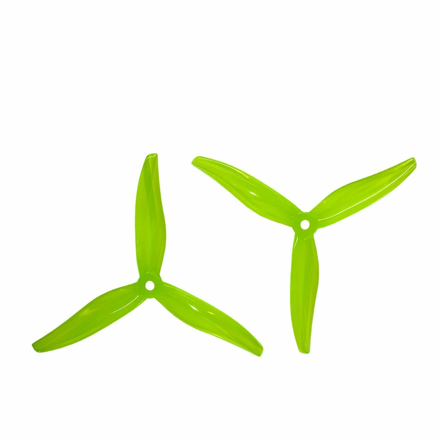 2 пары Комплект 5-дюймового 3-лопастного пропеллера для радиоуправляемого самолета 51377