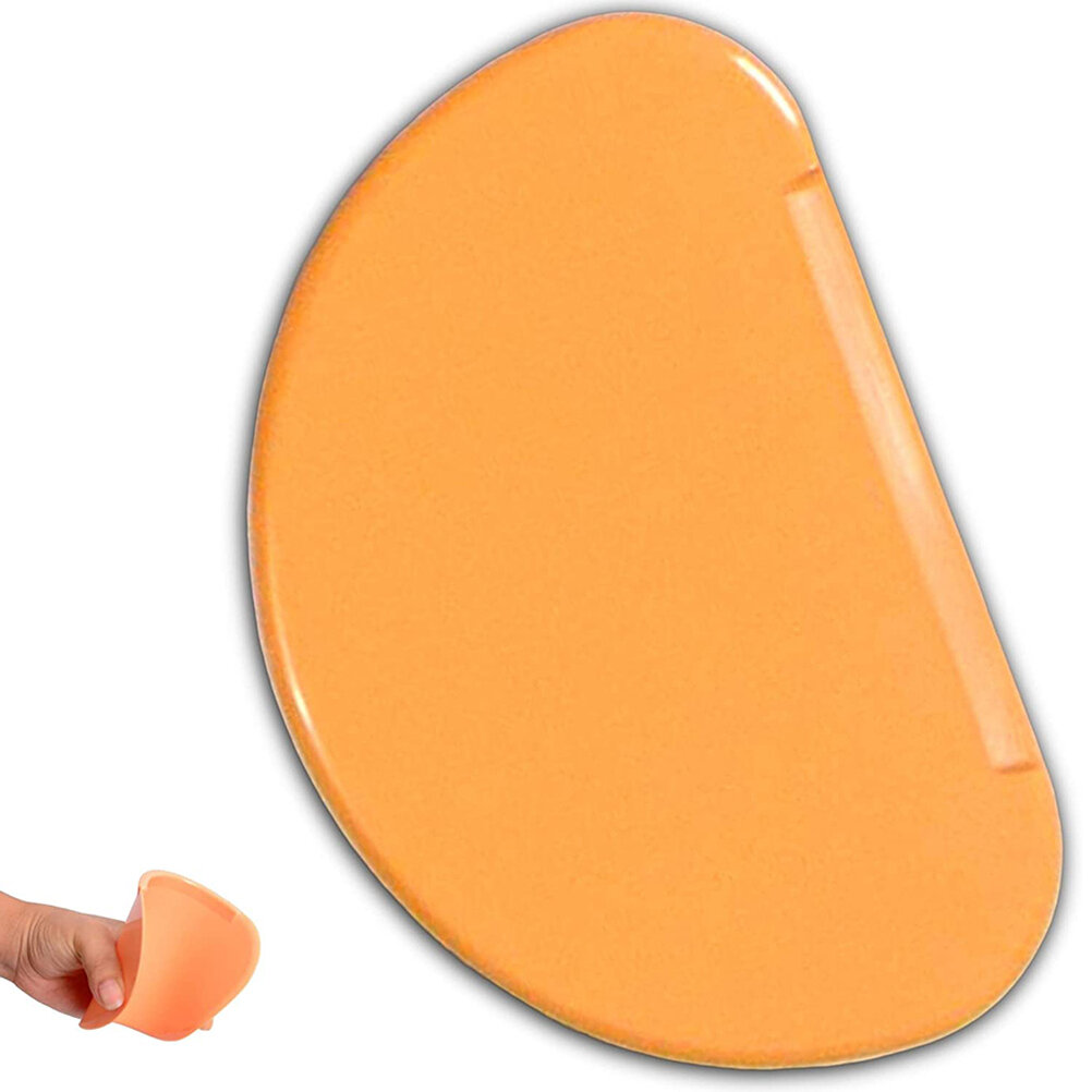 Силиконовый скребок для теста с полукруглым краем, более гладкий скребок для торта, резак для теста, инструменты для выпечки