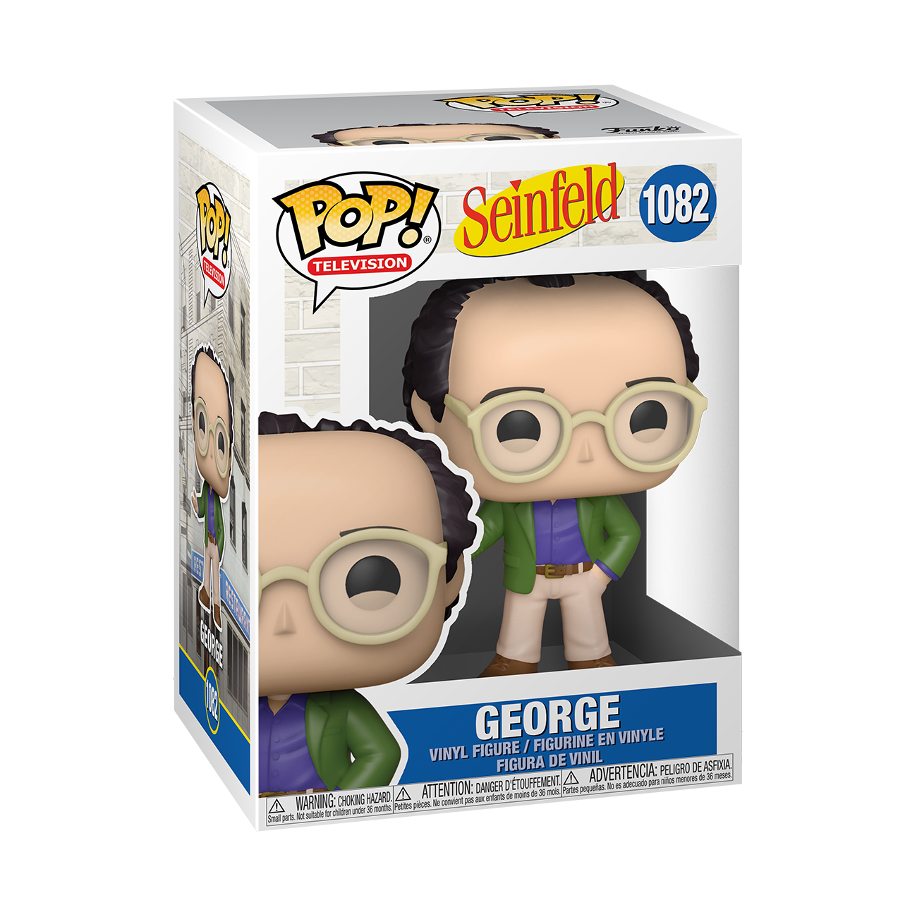 Фигурка Funko POP! Television: Seinfeld - George 53999, 10 см, 1 шт.