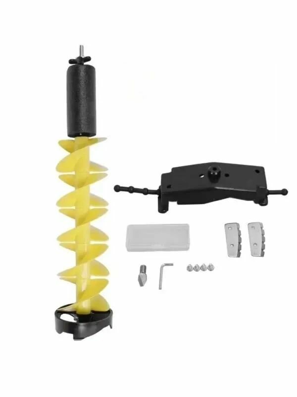 Электрический ледокольный бур длиной 75 см и диаметром 15 см. st