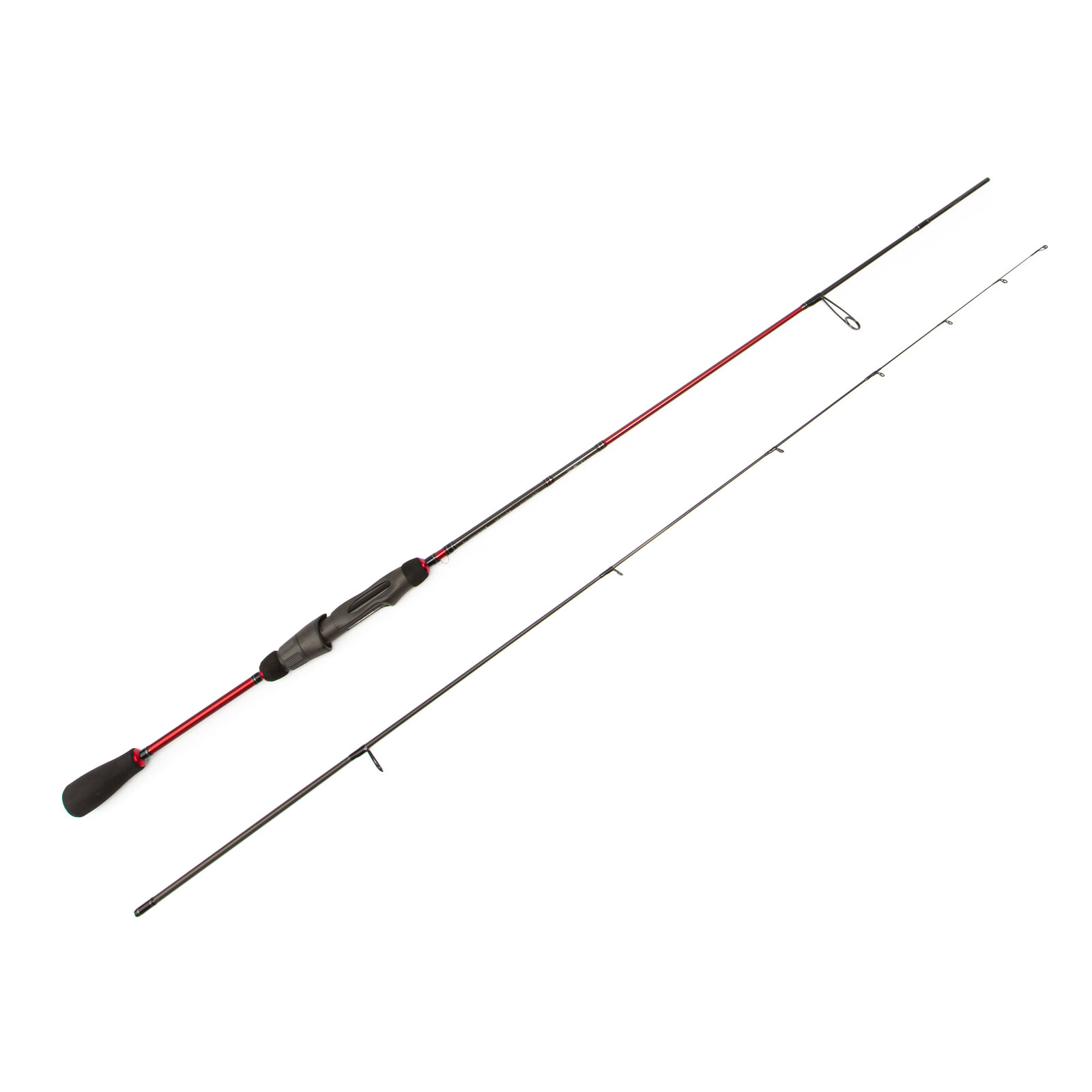 Спиннинг штекерный Daiwa FUEGO 762LFS-ST-AR, длина 2.29 м, тест 3-15 г, цвет черный/красный