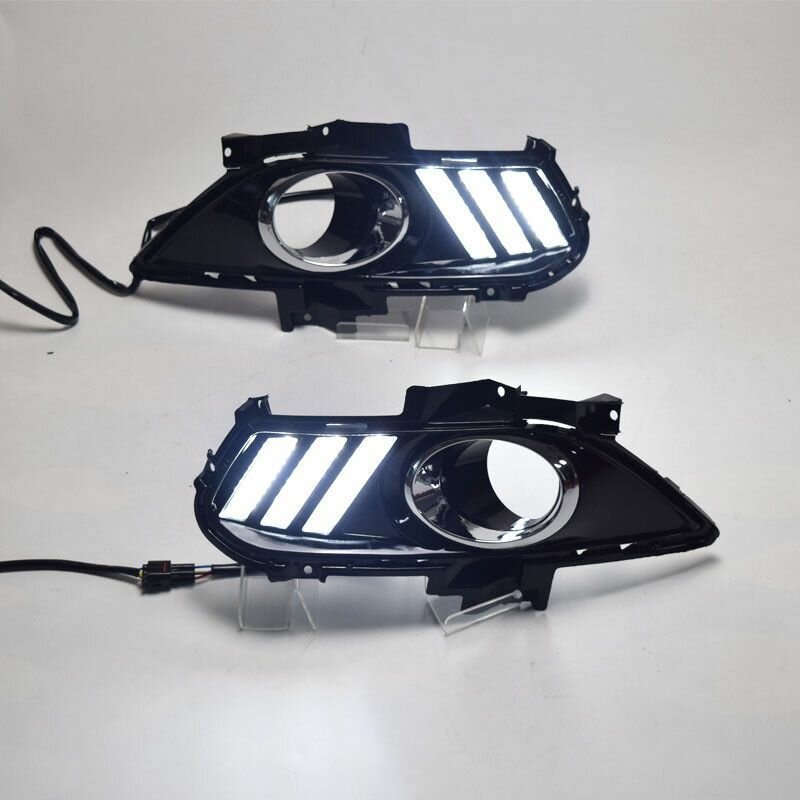 Новый Ford Mondeo 2013 года, модифицированные светодиодные дневные ходовые огни, Мустанг