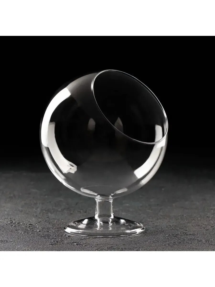 Конфетница на ножке стеклянная 500 мл 12,5 х 16,5 см