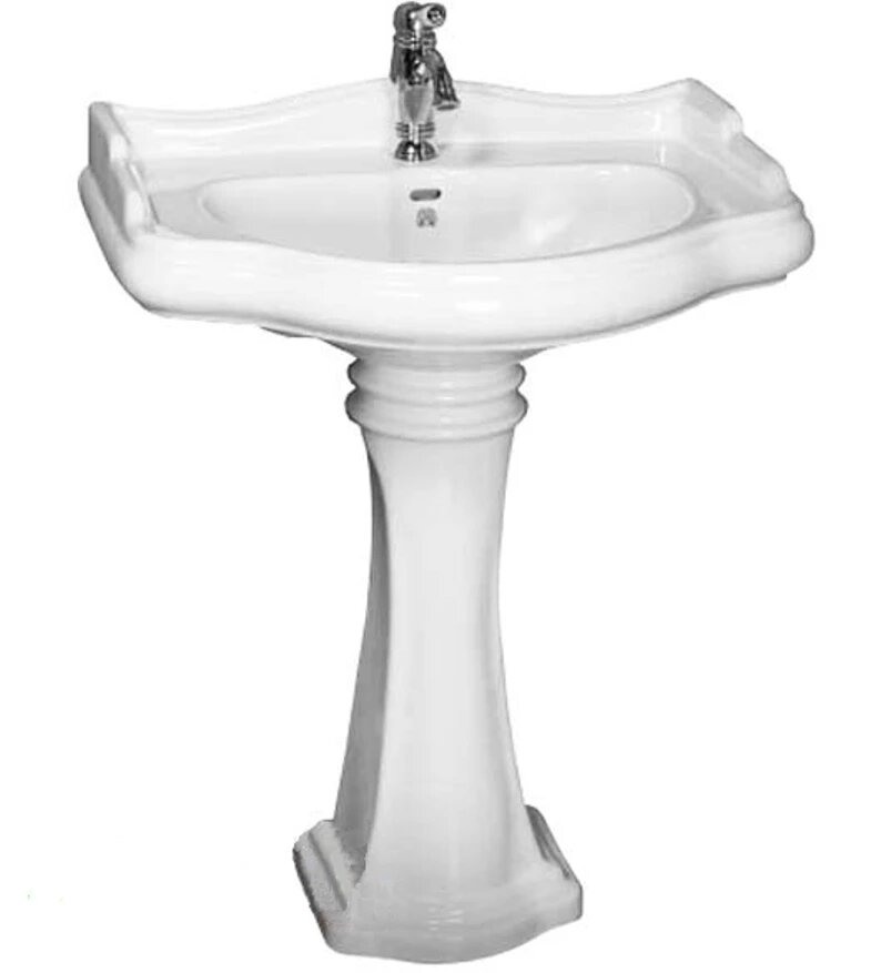 BELLA Колонна тюльпана, белая керамика