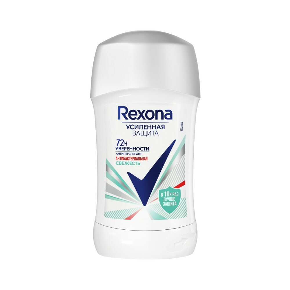 Rexona антиперс-карандаш антибактериальная свежесть 40 мл