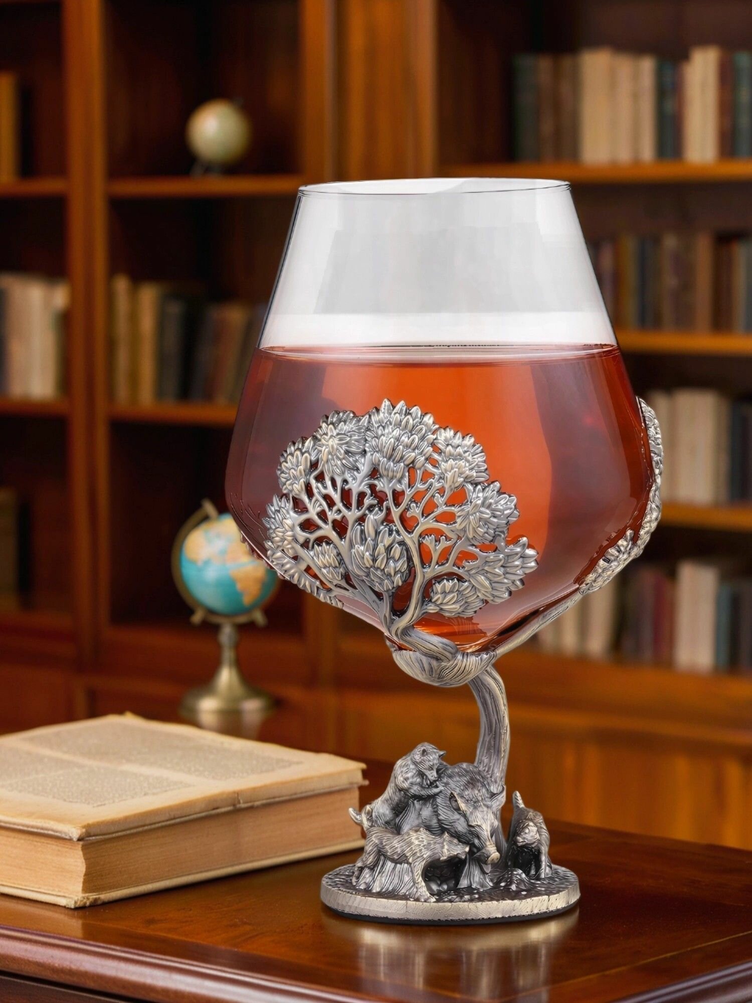 Бокал для коньяка "Охота на кабана", 550 мл