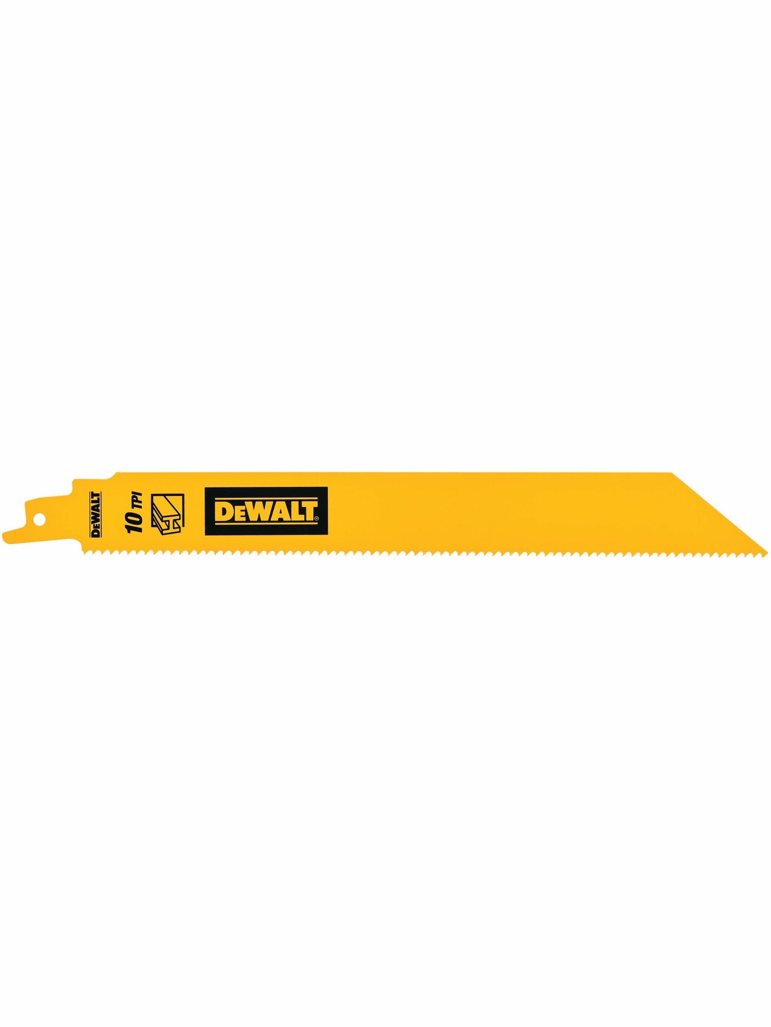 Полотно для сабельной пилы DEWALT DT90386, по металлу, 228 мм, 10 TPI, 5 шт.