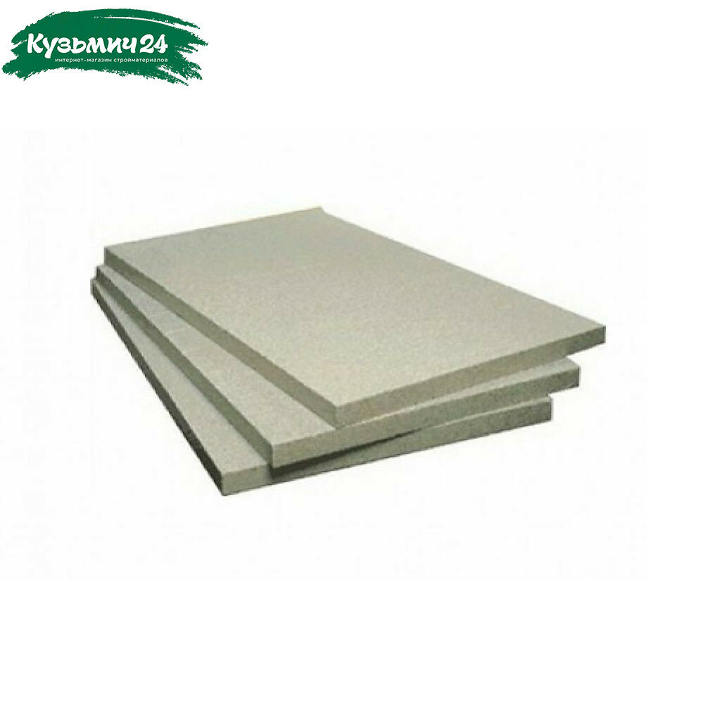 Огнетермозащитная Плита Флама фиброцементная 1200х800х9 мм, 1 шт