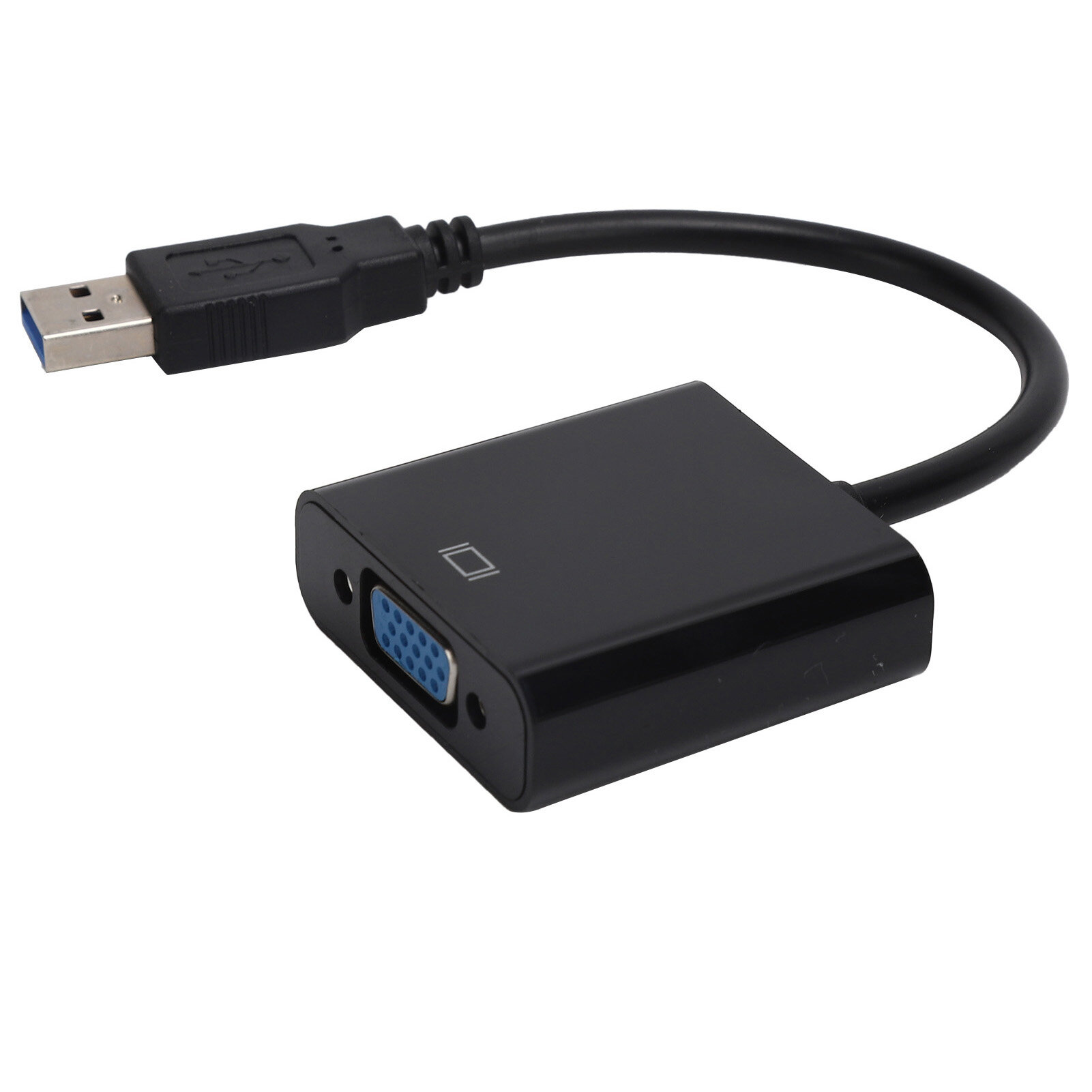 Кабель-адаптер USB 3.0 - VGA, внешняя видеокарта 5 Гбит/с 1080P HD, 15-контактный разъем для ноутбука, монитора, дисплея