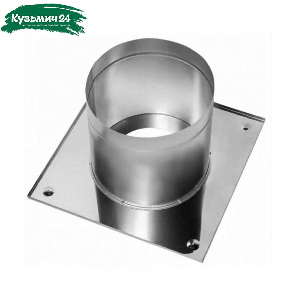 Потолочно-проходной узел для дымохода d 280 мм, сталь 0.5 мм