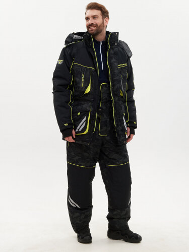 Костюм зимний Huntsman Siberia Reflect V2 ткань Breathable Reflex Membrane цвет Черный размер 64-66/182-188