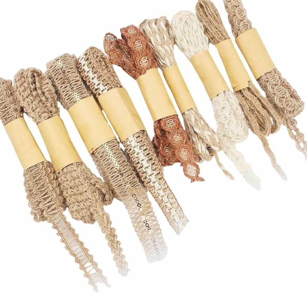 Набор лент из натурального волокна