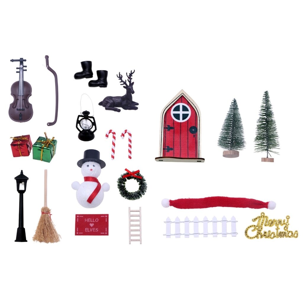 Поделки Поделки Рождественские Украшения Кукольный Домик Миниатюрное Имитационное Украшение