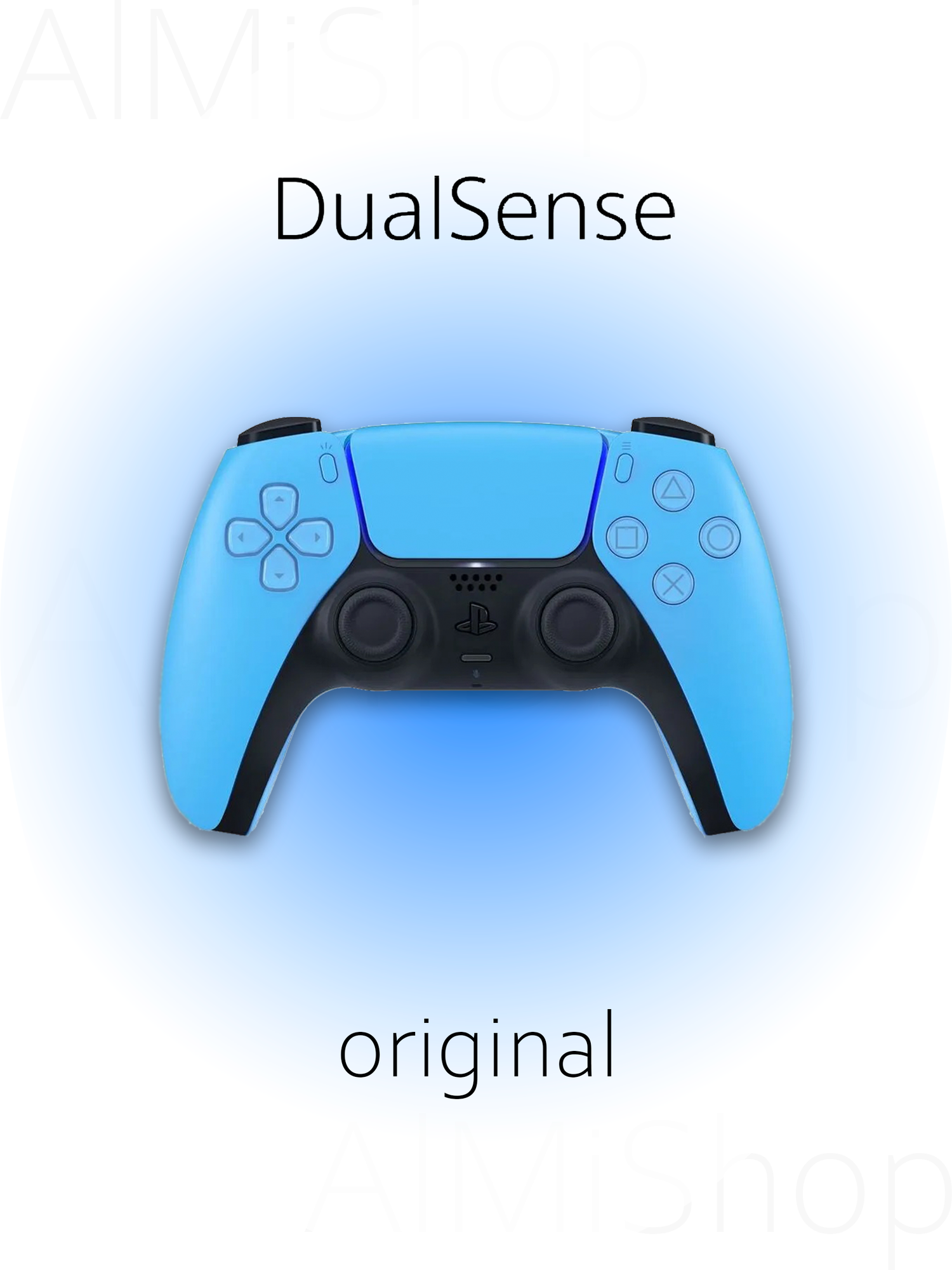 Беспроводной геймпад Sony DualSense для PlayStation 5, голубой (Starlight Blue)